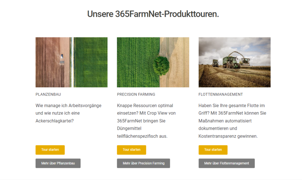 Digitalisieren Sie Ihre Landwirtschaft mit 365FarmNet